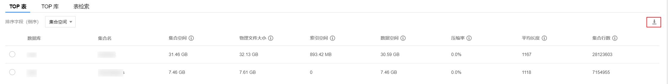 数据库智能管家 DBbrain 空间分析-操作指南-文档中心-腾讯云
