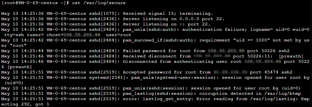 云服务器 获取实例登录记录-运维指南-文档中心-腾讯云